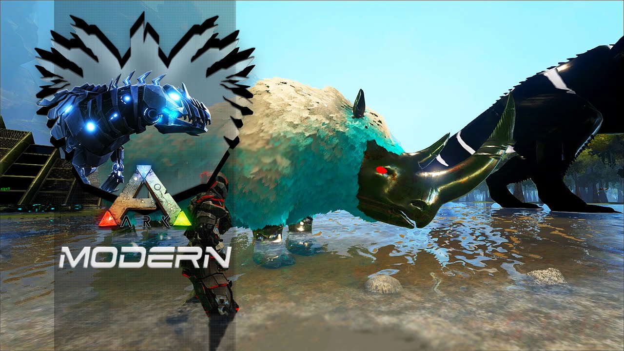 ARK Mods The Center T2EP58 - Bionic Drake & Bionic Rhino! - YouTube