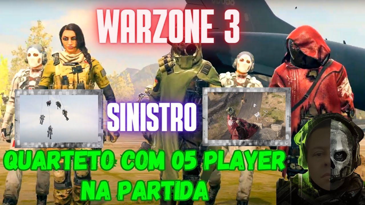 WARZONE 3 - JÁ VIRAM ISTO? QUARTETO COM 05 PLAYERS NA PARTIDA - YouTube