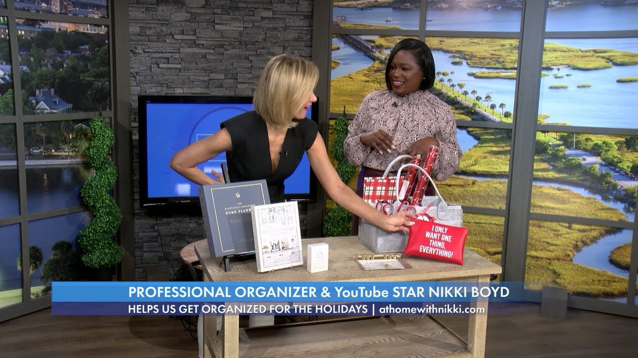 Professional Organizer @AtHomeWithNikki Neatens Up Our Holidays! - YouTube