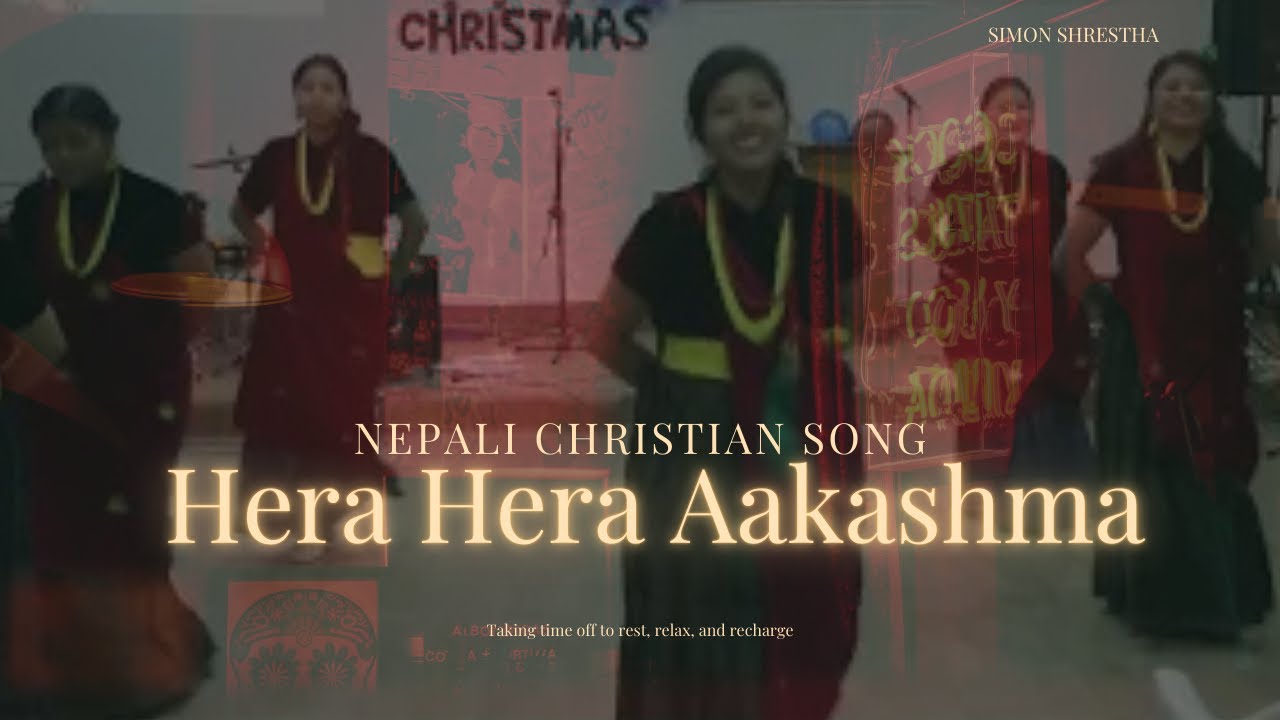 NKIC Student Kathmandu || Hera Hera Aakashma Christmas Song __ #music # ...
