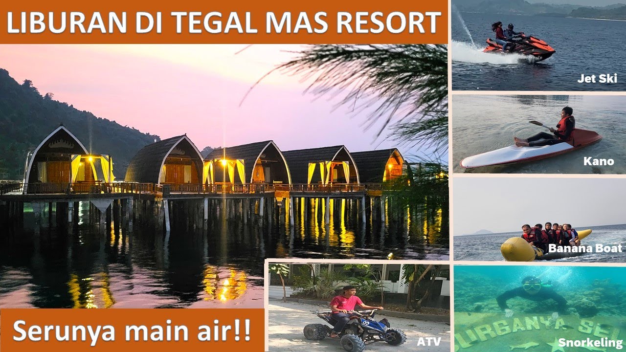 LIBURAN SERU!! PUAS BANGET MENIKMATI BANYAK PERMAINAN AIR DI TEGAL MAS RESORT LAMPUNG - YouTube
