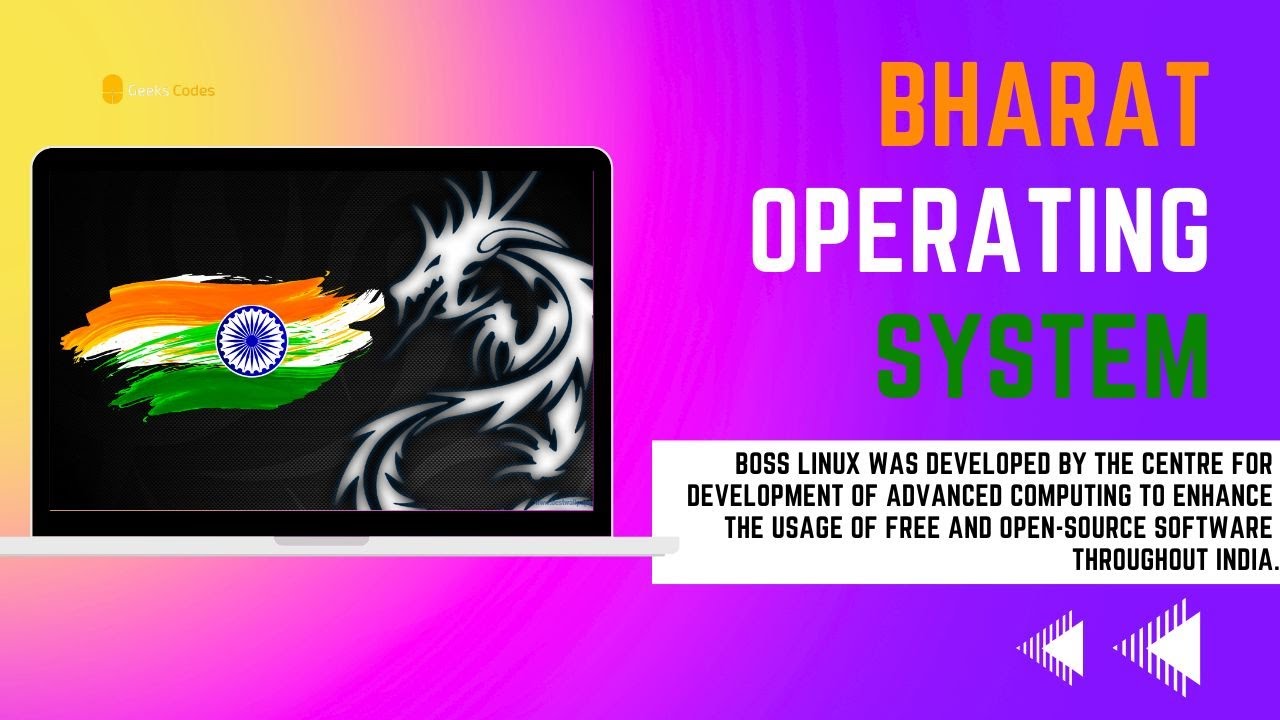Bharat Operating System || GeeksCodes - YouTube