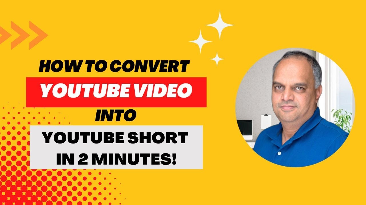 How to convert youtube video to youtube short in 2 minutes or less ...