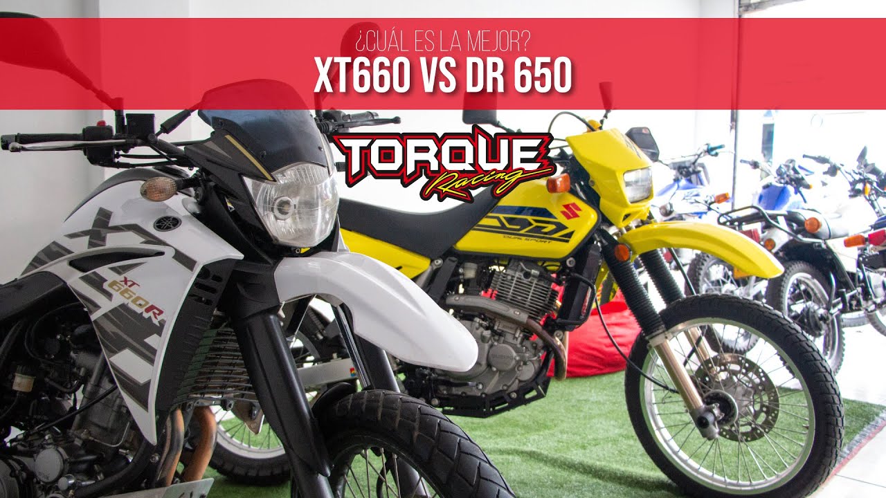 ¿cuál es la mejor? - XT660 vs DR650 | VS - YouTube