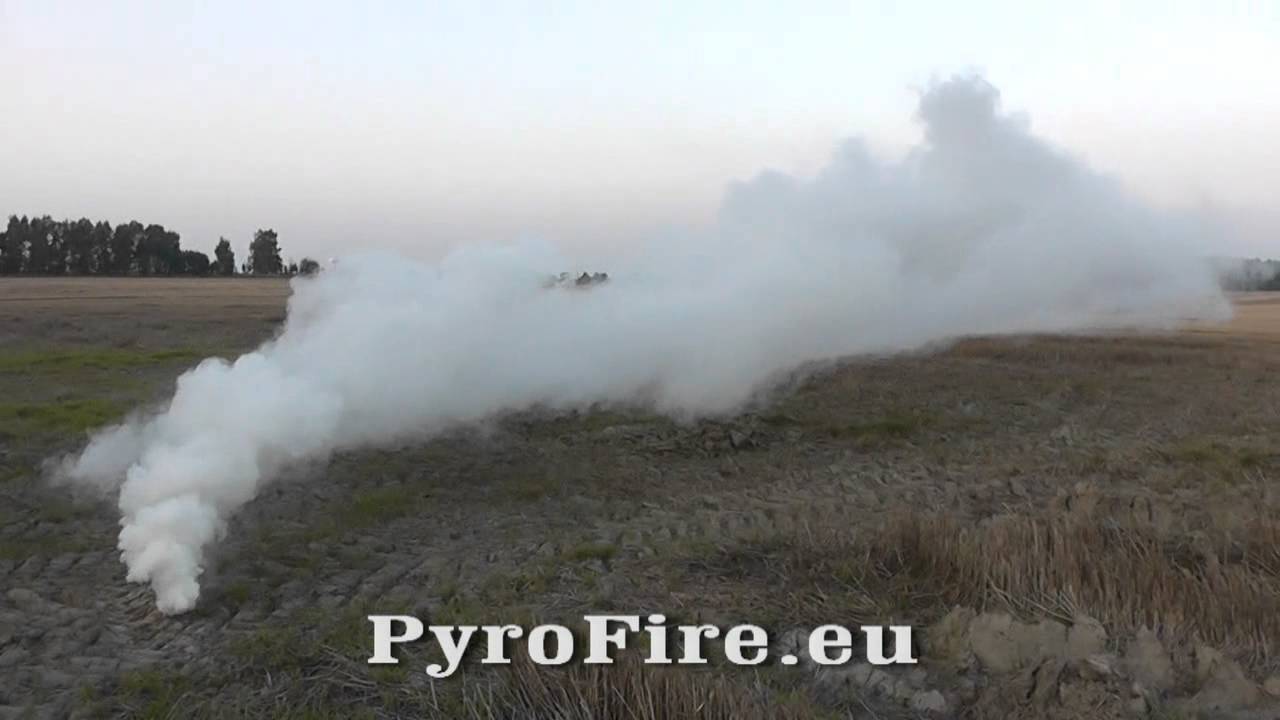 White smoke grenade new generation (like RDG-2) - YouTube