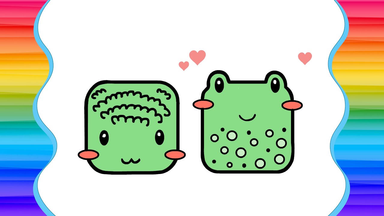 How to draw cute animals with geometric shapes?| Draw a sheep and a ...