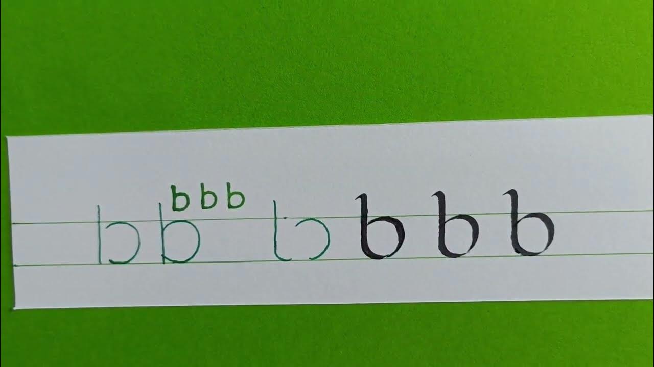 Improve handwriting, How to write b, Learn, Calligraphy, Alphabets ...