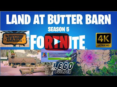 Land at Butter Barn FORTNITE Quest- Season 5 - YouTube