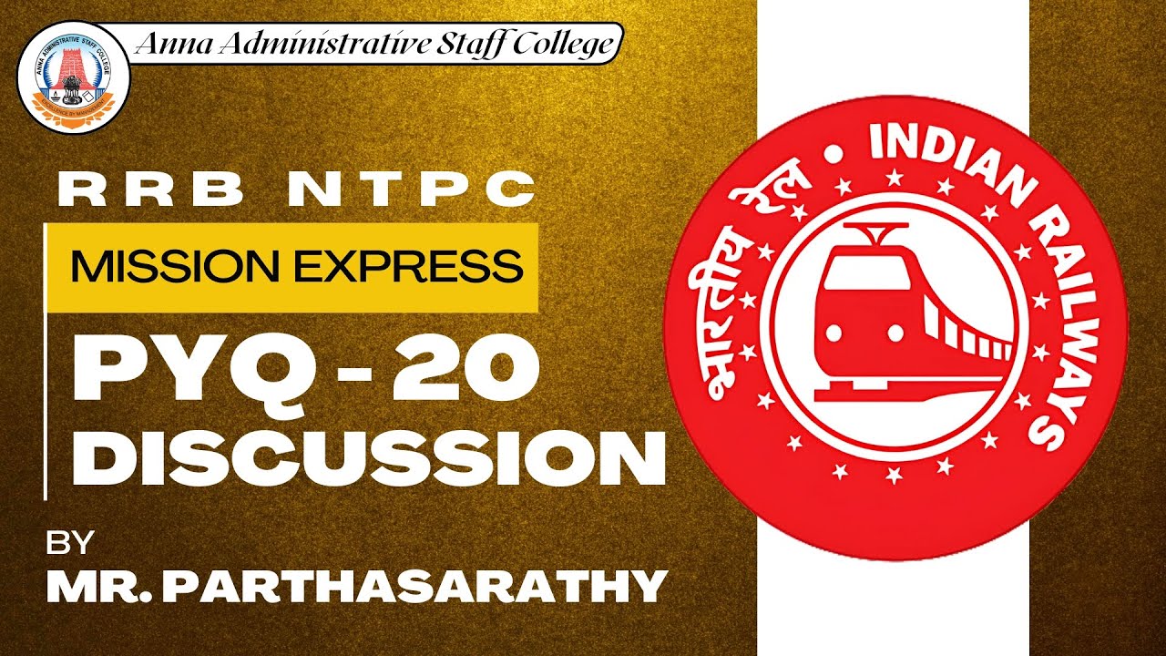 PYQ - 20 | Full Test | Clear RRB NTPC Exam in First Attempt by Mr ...