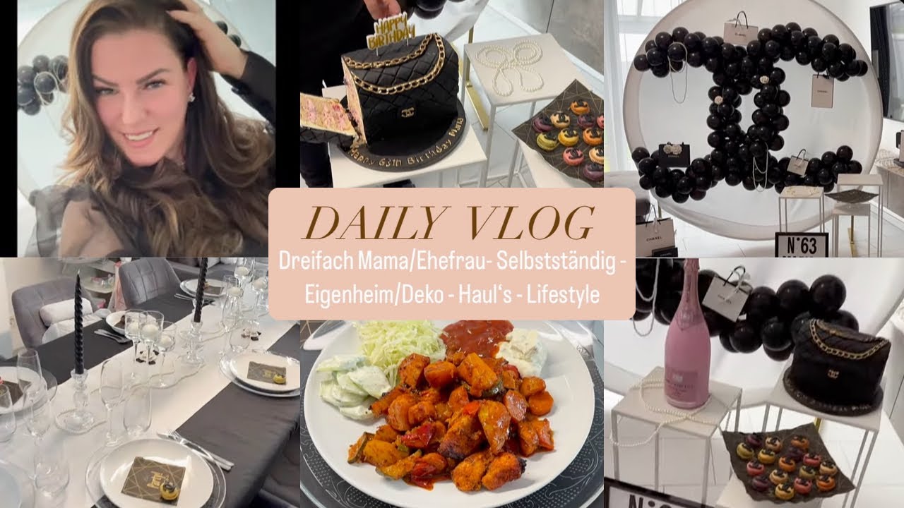 COCO CHANEL Party! Deko/ Fotohintergrund, Torte/Kuchen, Essen/Sekt ...