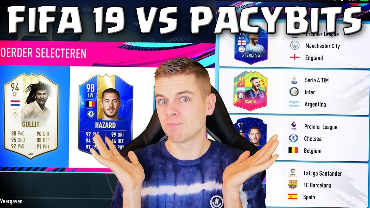 FIFA 19 VS PACYBITS FUT DRAFT!! - YouTube