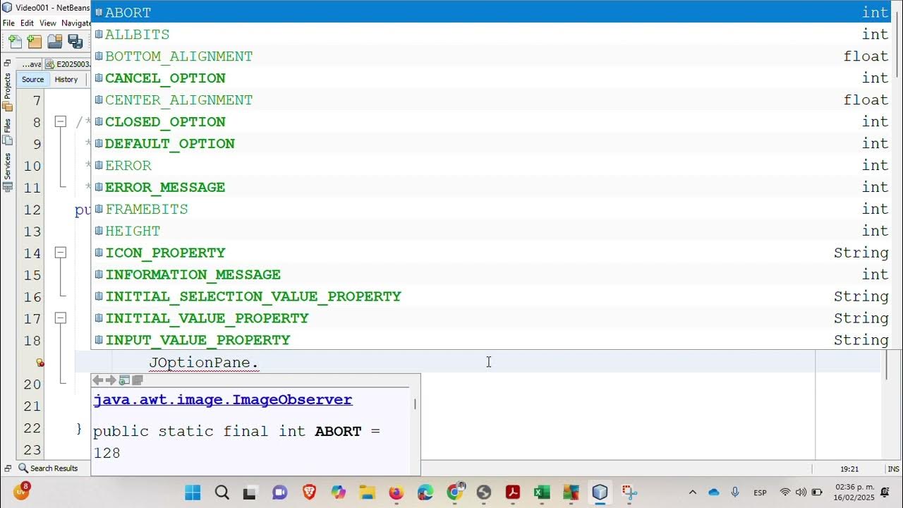 Conociendo JOptionPane - YouTube