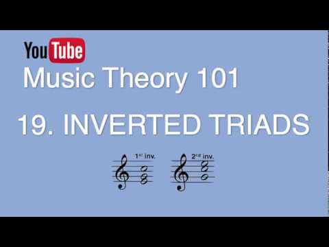 19. Triads in Inversion, Figured Bass (Music Theory 101) - YouTube