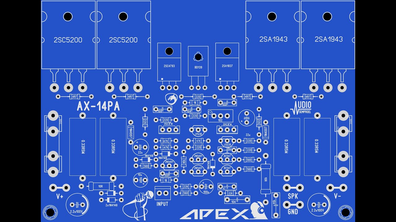 APEX AX 14 Pcb Layout - YouTube
