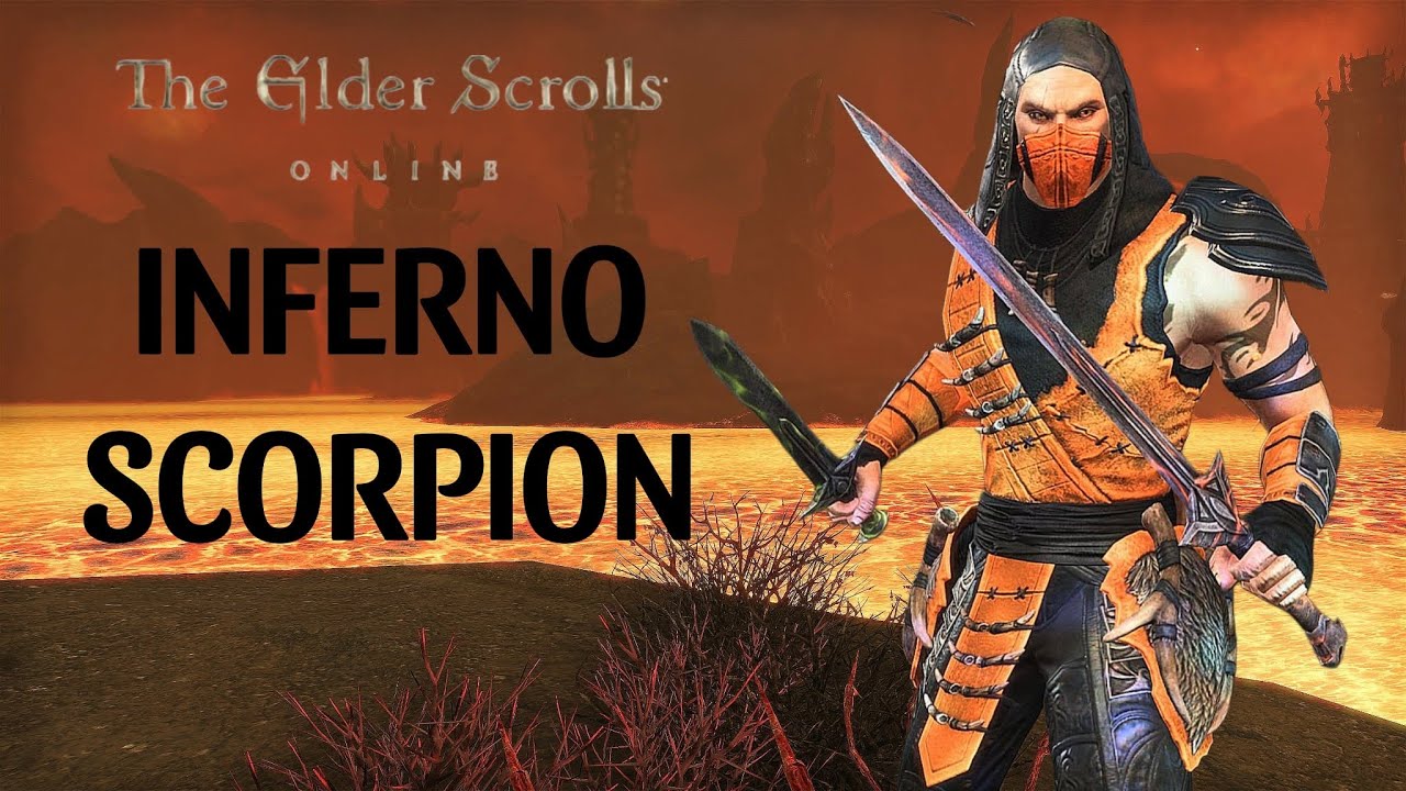 ESO Inferno Scorpion Outfit Style - YouTube
