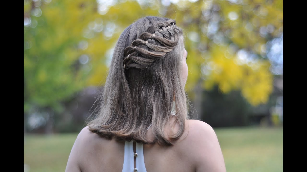 4-Strand Waterfall Loop Braid | Braids by Jordan - YouTube
