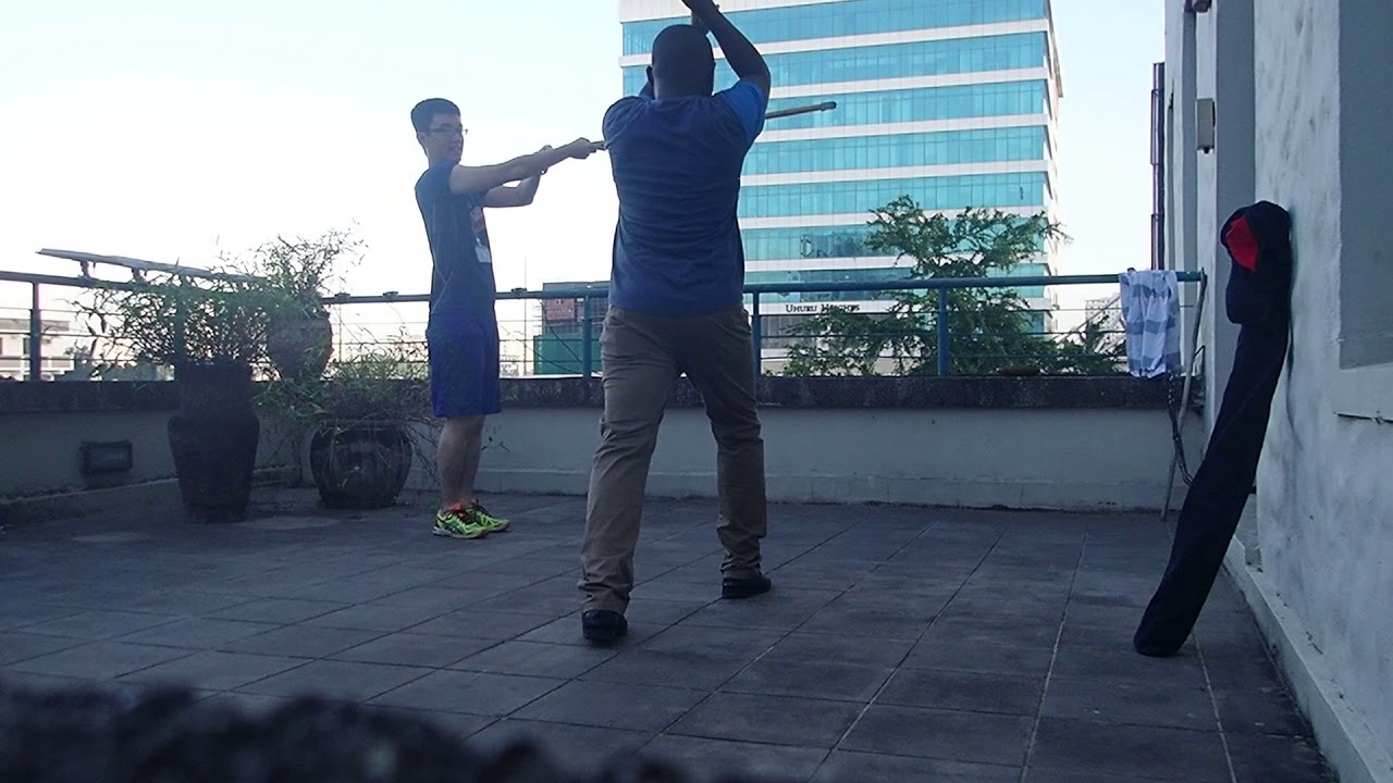 Kendo Practice Day 1 - Men Practice Swing 2 - YouTube