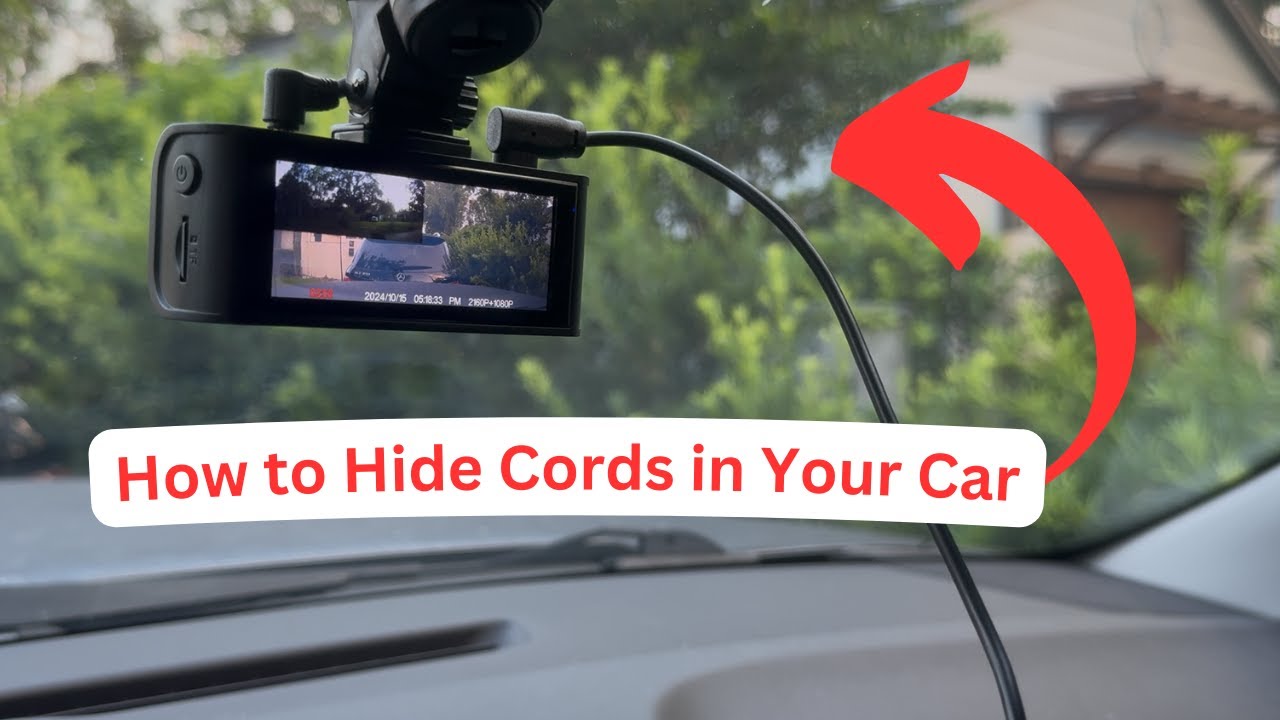 How to Hide Dash Cam (and Other!) Cords in Car | Tuck Wires in Car ...