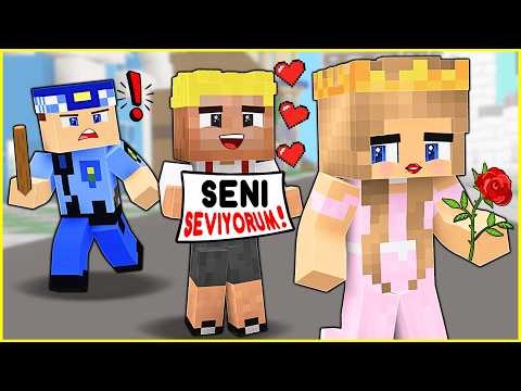 KEREM KOMİSERİN PRENSES KIZI VE EFEKAN SEVGİLİ OLDU! 🥰 - Minecraft