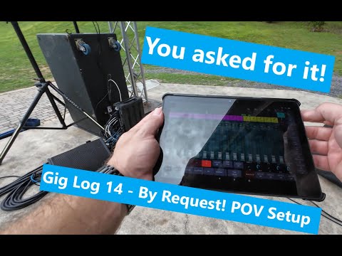 Live Sound POV Gig Log 15 - You asked for it:  The Setup video!  #meyer Ultra X40's