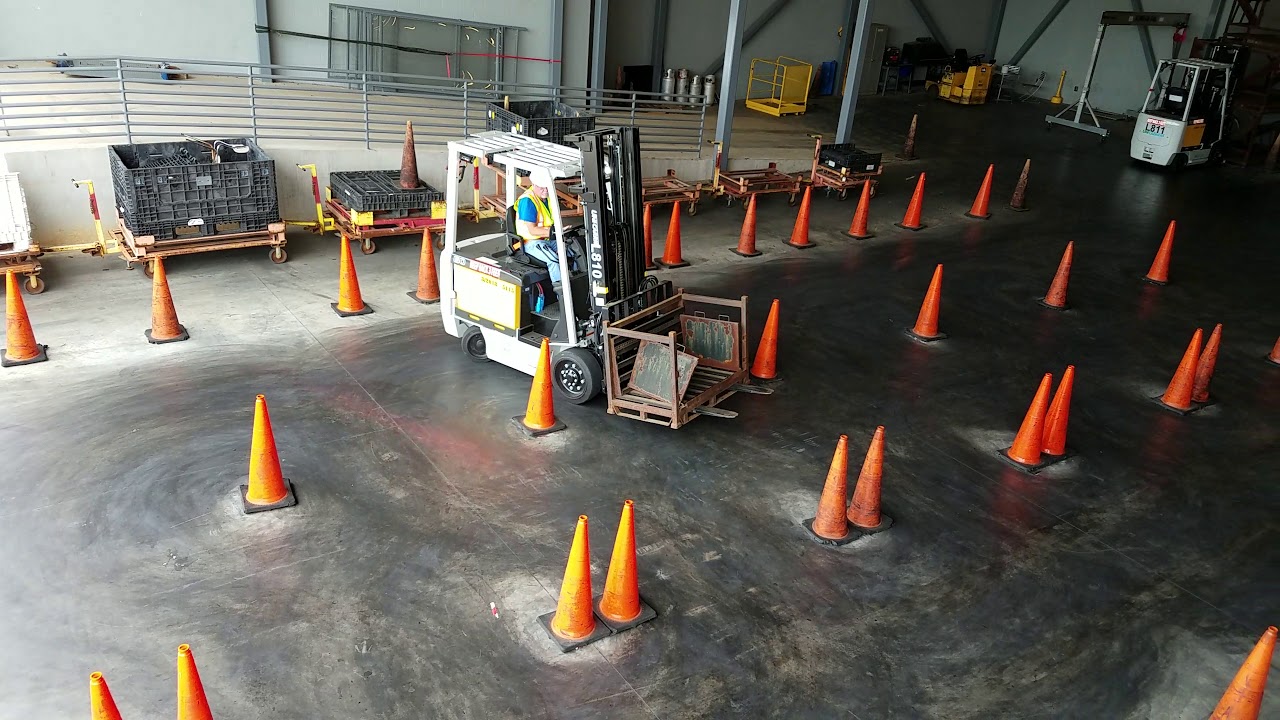 Forward through cones - YouTube