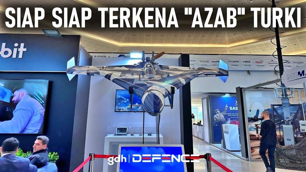 TURKI PERKENALKAN DRONE KAMIKAZE "AZAB" SAINGAN SHAHED-136 IRAN - YouTube