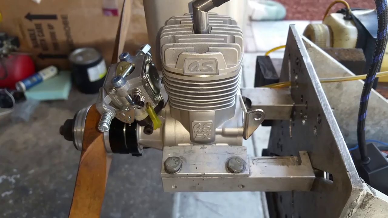 OS 160 MAX FX CH Gasoline Conversion - YouTube