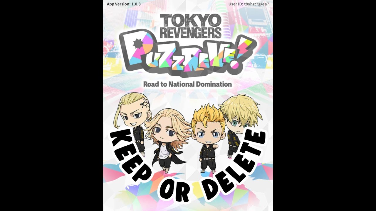 Tokyo Revengers Puzz Reve! Road to National Domination Global Launch ...