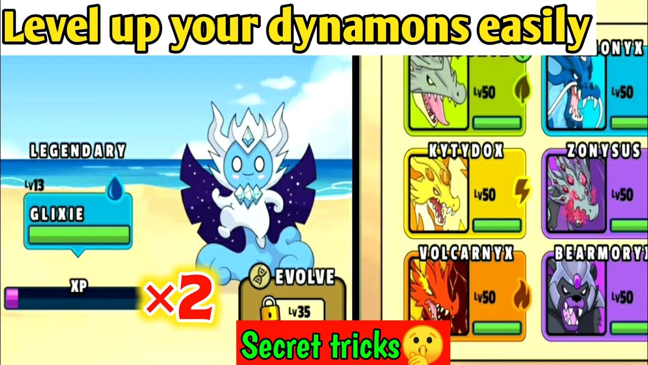 Top 3 tips and tricks to level up fast | Dynamons world | Combo master ...