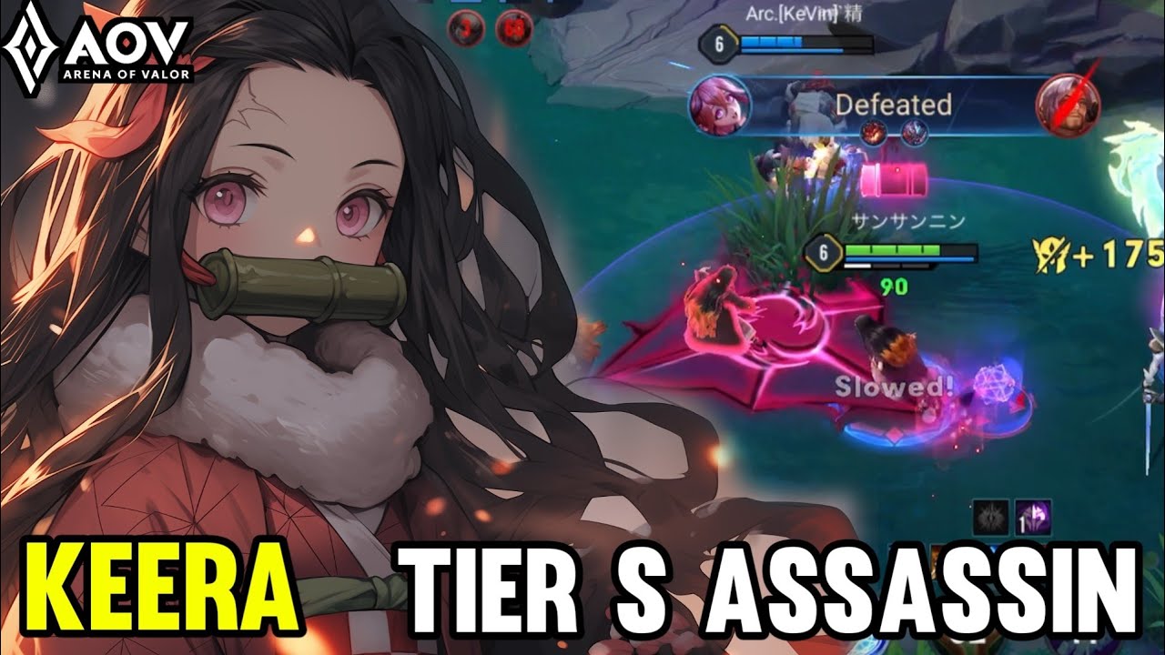 KEERA/NEZUKO GAMEPLAY | TIER S ASSASSIN - ARENA OF VALOR LIÊNQUÂNMOBILE ...