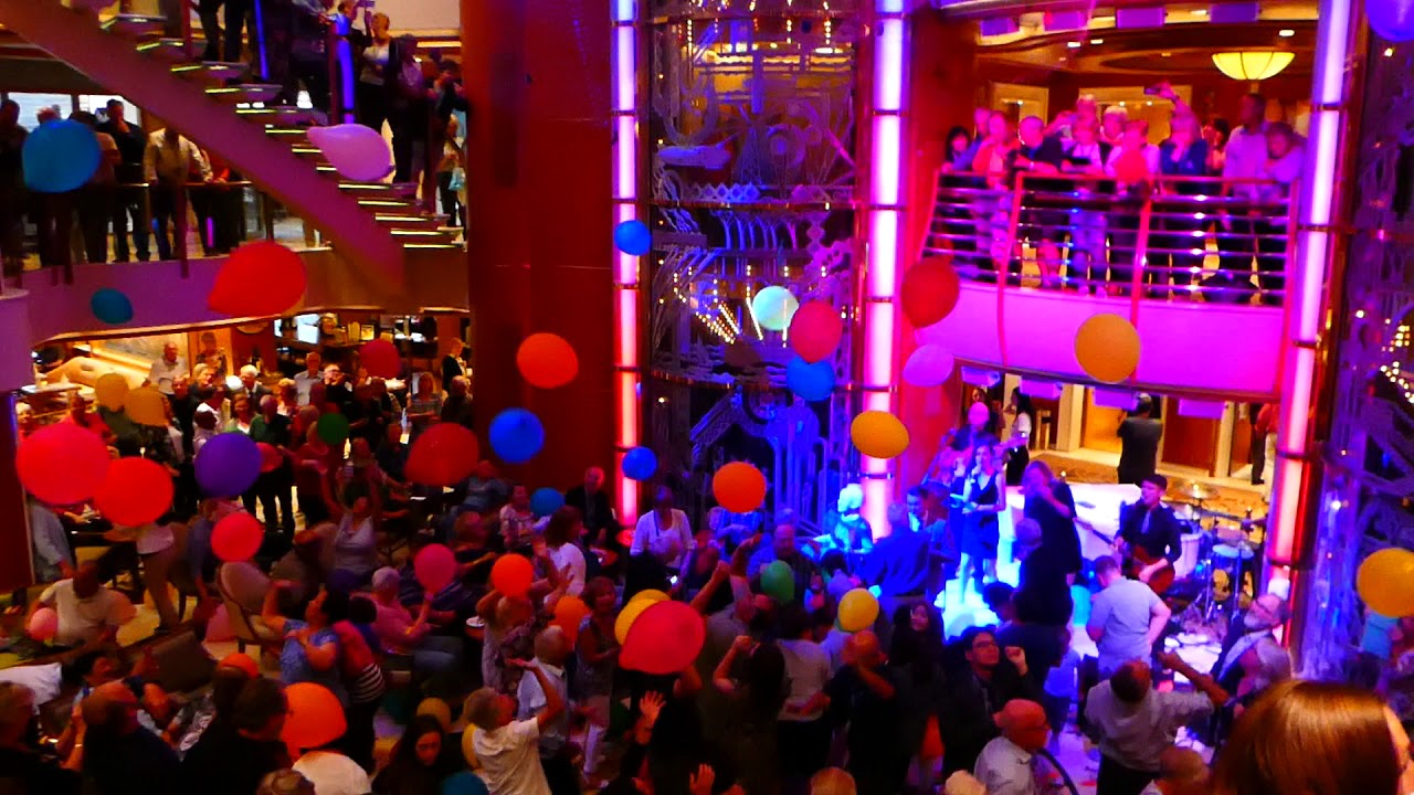 P1430490 MP4 Balloon drop Sapphire Princess June 2019 Baltics - YouTube