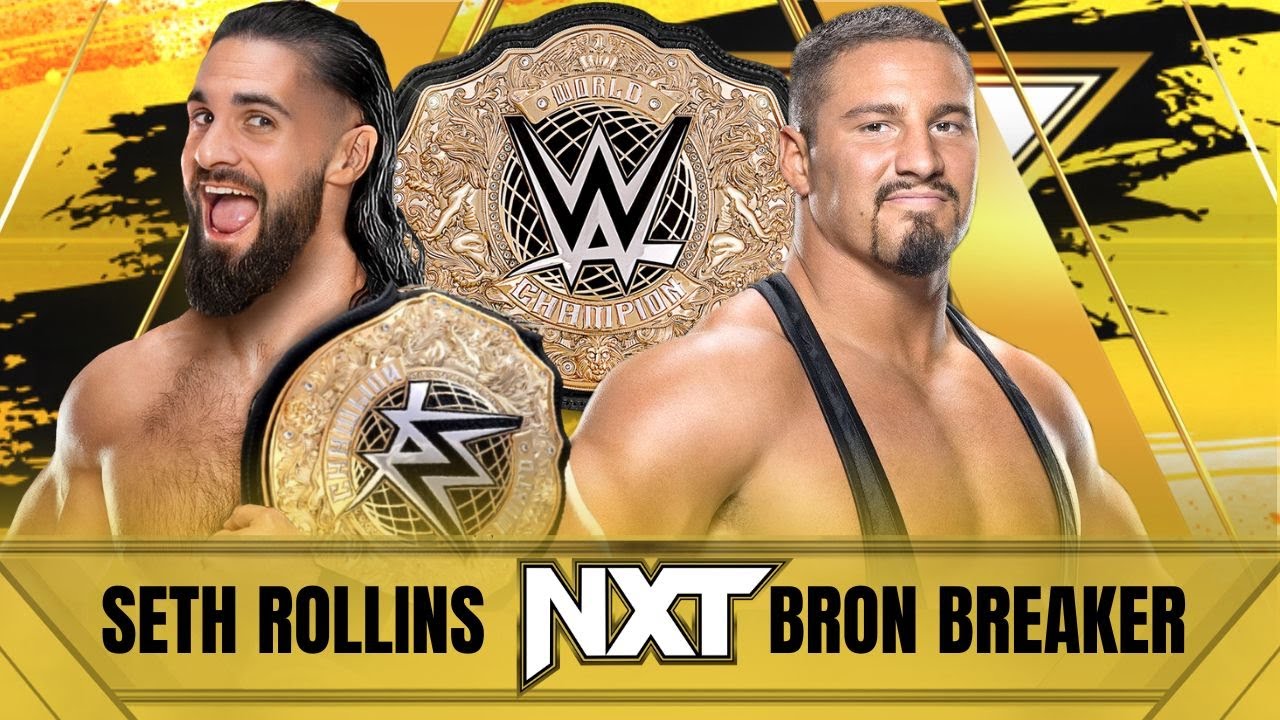 WWE NXT BRON BREAKER VS SETH ROLLINS FULL MATCH HIGHLIGHTS - YouTube