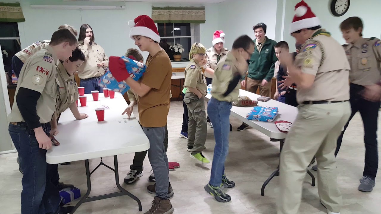 2017 12 21 Boy Scouts Christmas Party 25 - YouTube