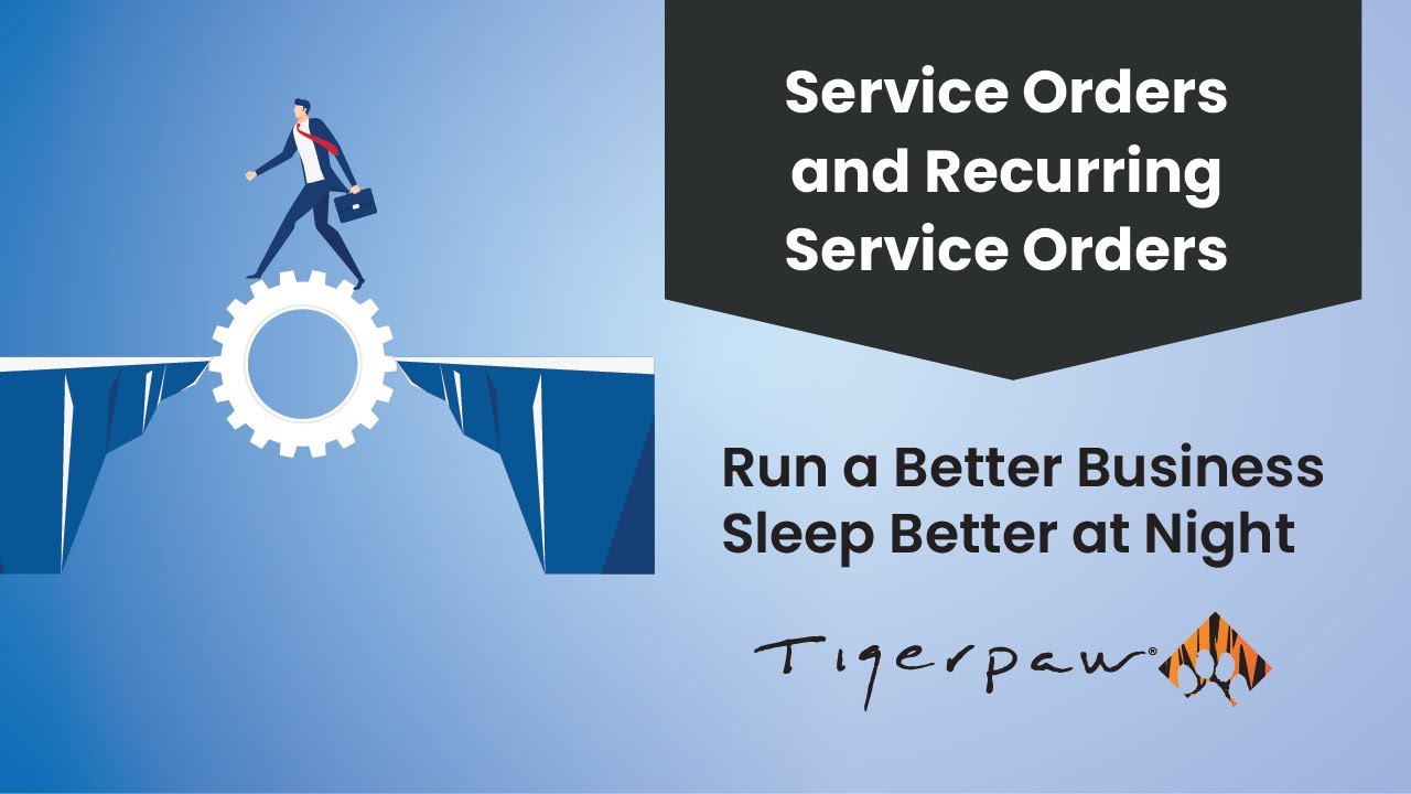 Service Order Templates and Recurring Service Orders - YouTube