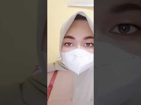 BIGO LIVE HIJAB MASKER PUTIH SANGE PAMER TT MULUSS LAGI 