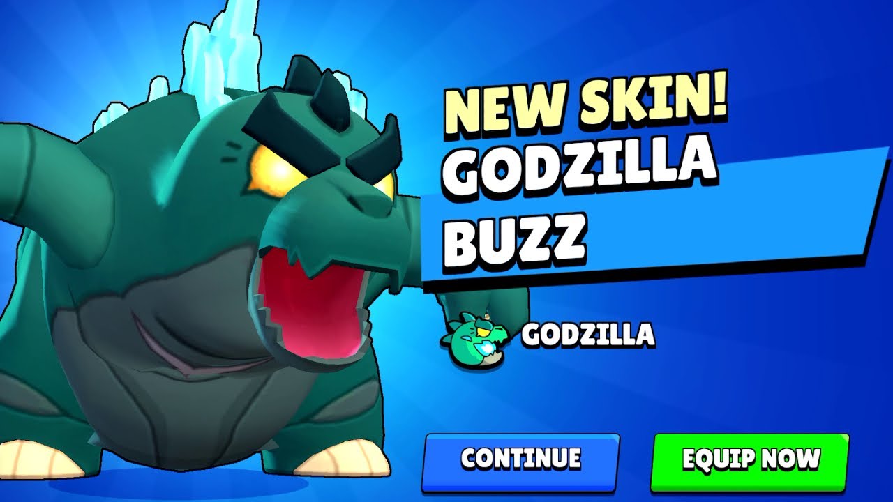 New SKIN: "GODZILLA" BUZZ (Crossover Series) - YouTube