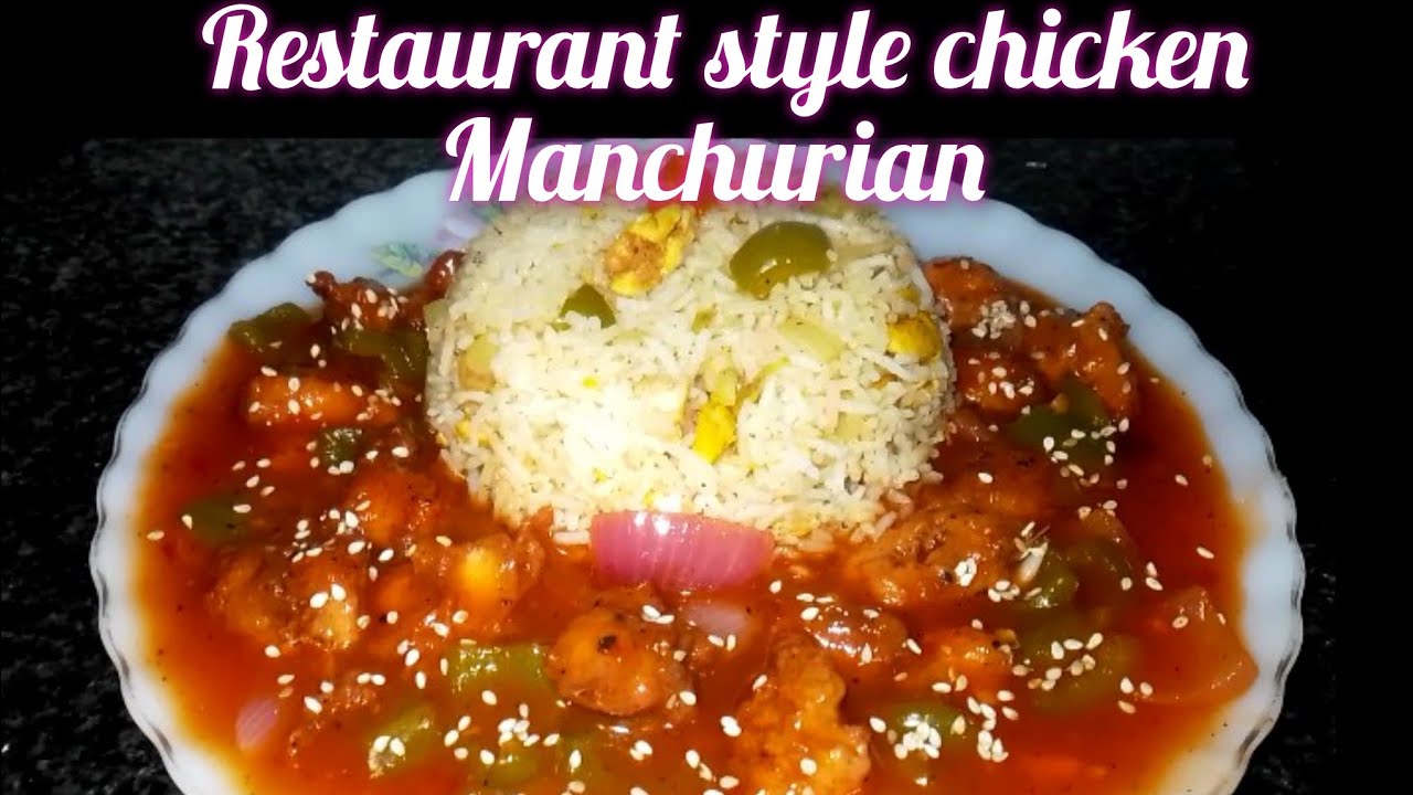 Restaurant style chicken Manchurian/zarss kitchen/Manchurian with fried ...