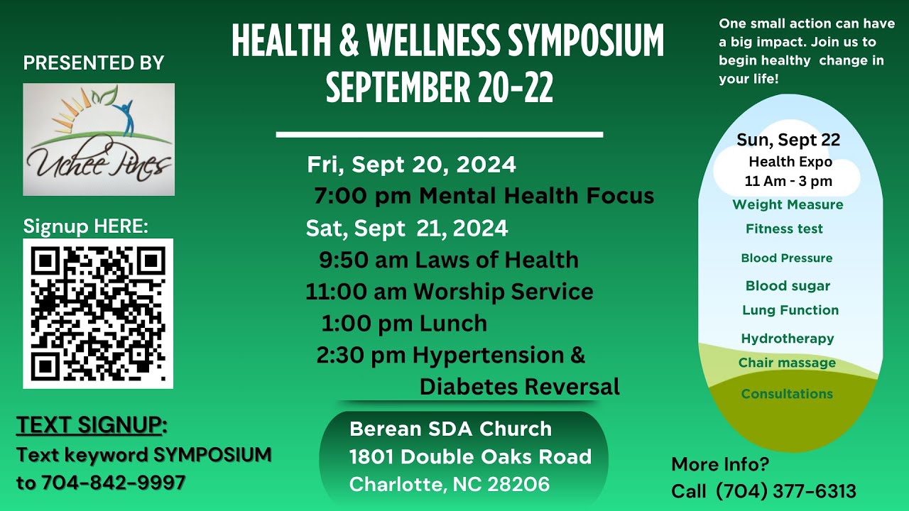 Health Symposium | by Uchee Pines Institute | Friday, 7:00 PM - YouTube