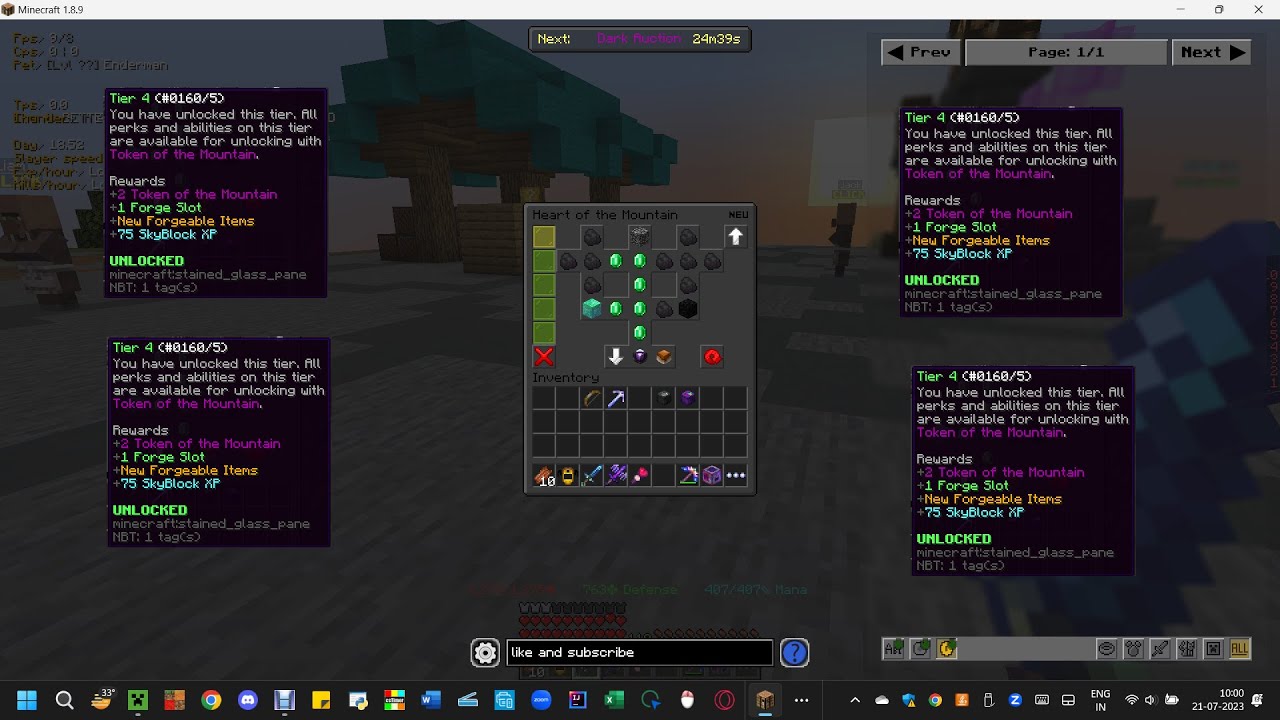 Getting HOTM 4 in Hypixel Skyblock!!! - YouTube