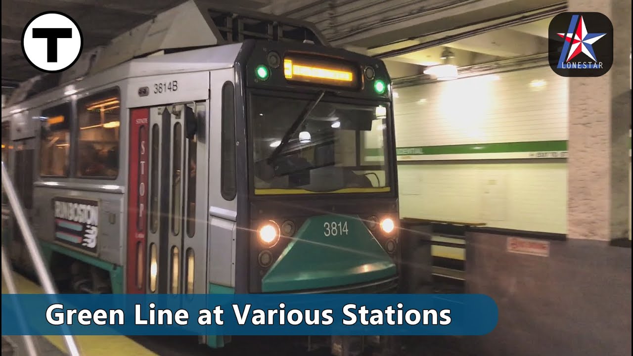 Green Line Trains | MBTA | Boston - Part 5 - YouTube