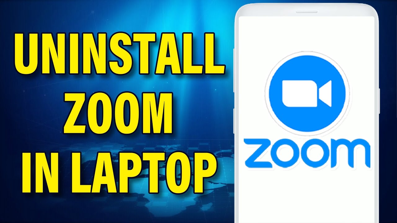 How To Uninstall Zoom In Laptop | Remove Zoom Application From PC 2023 ...