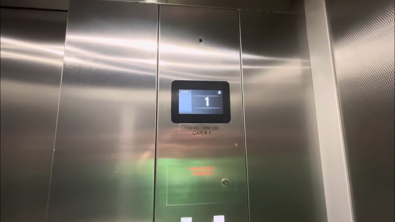 1698. BRAND NEW Schindler 3300 MRL Traction Elevator at Publix 2031 ...