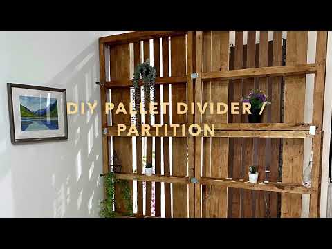 How To Build A Room Divider With Pallets