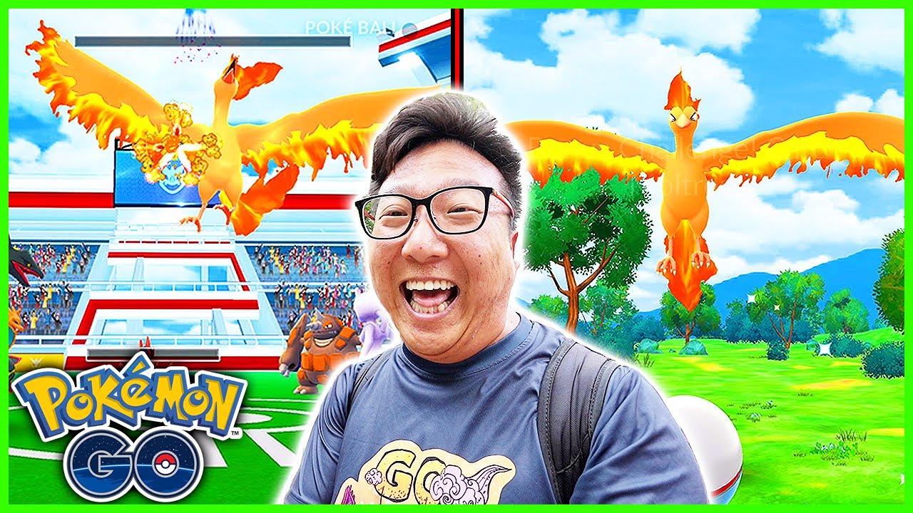 Moltres Raid Hour in Cleveland, Ohio - Pokemon GO - YouTube