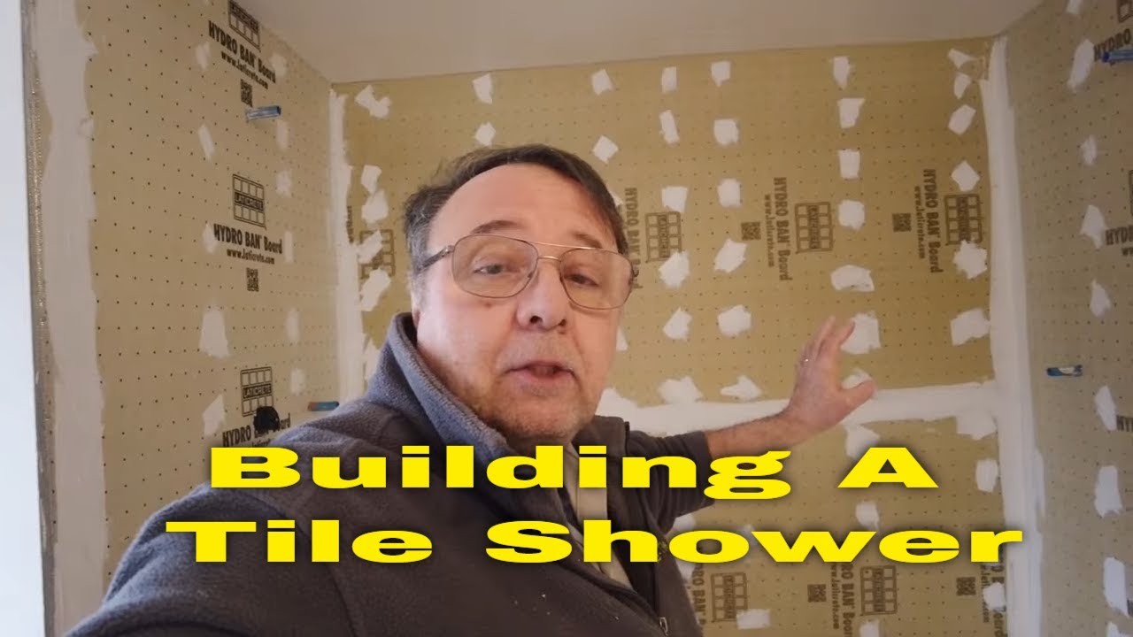 Tile Shower install, Backer board and mud pan. Days Part 1 - YouTube