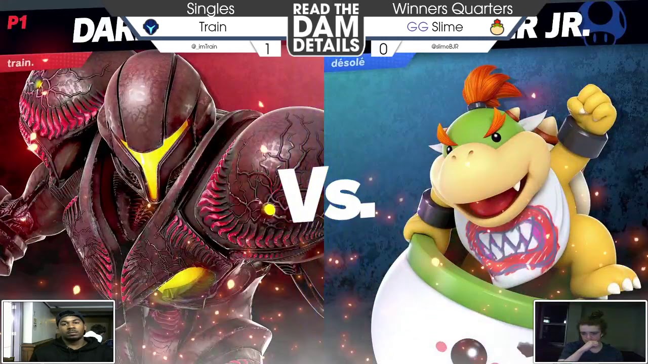 RtDD6 - WQF - Train (Dark Samus) vs GG | Slime (Bowser Jr.) - YouTube