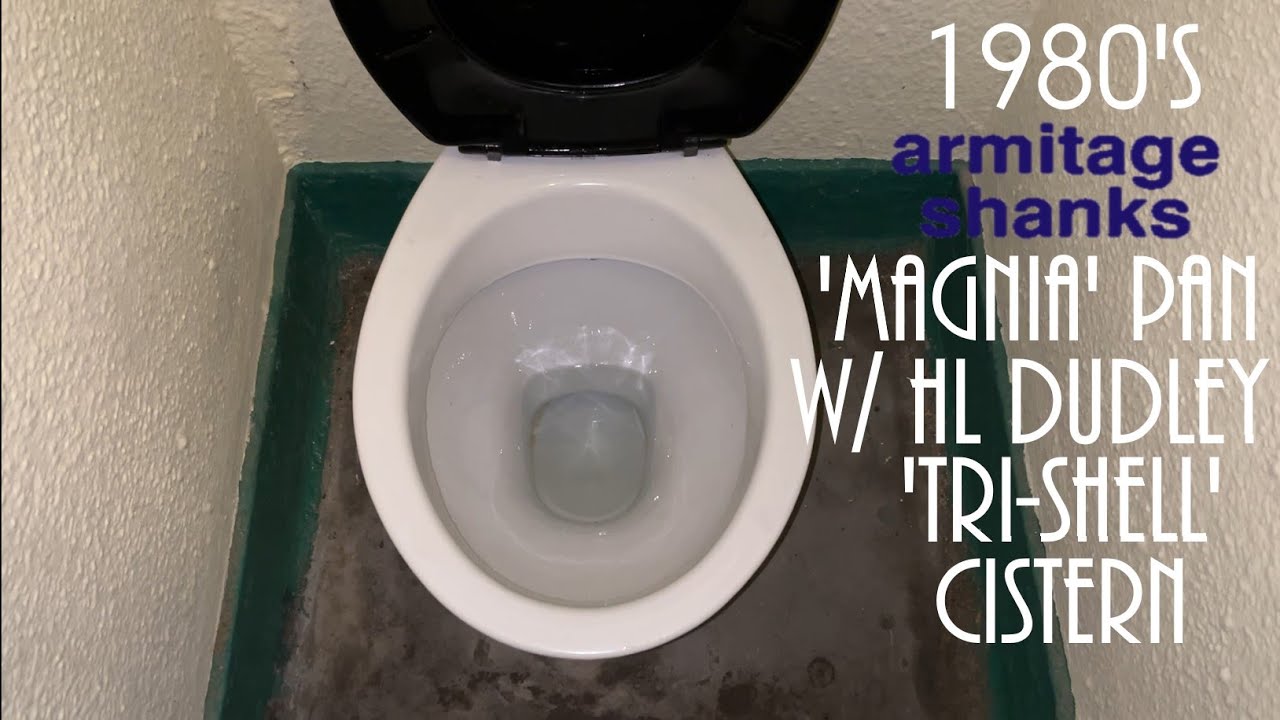 1980's Armitage Shanks 'Magnia' w/ High Level Dudley 'Tri-Shell ...