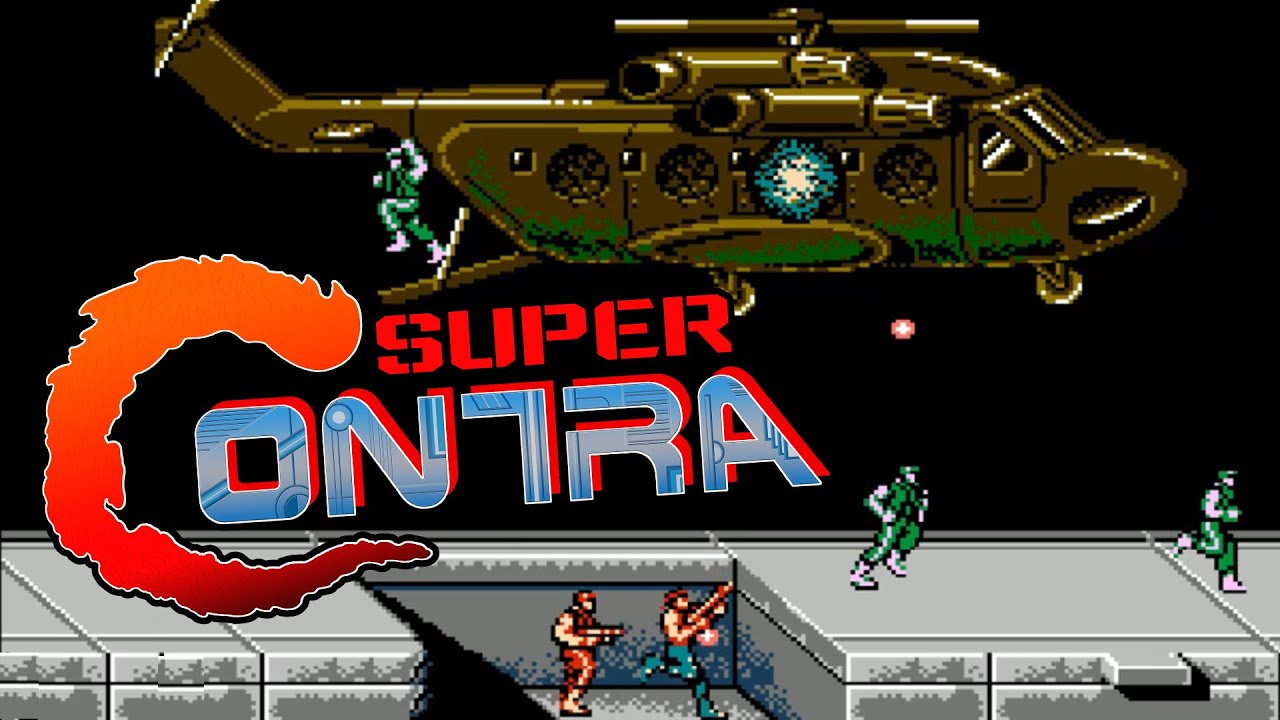 Playing SUPER CONTRA (NES). Almost as good as the first part! - YouTube