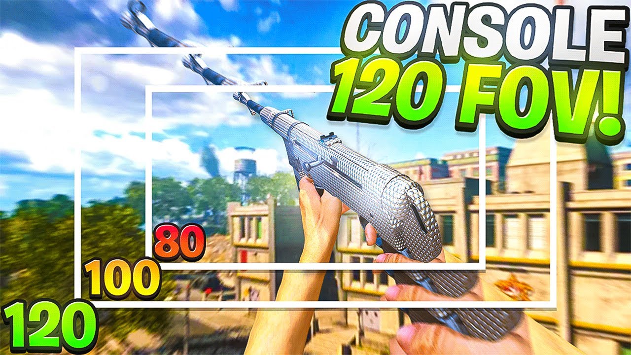 this is 120 FOV ON CONSOLE WARZONE! 😍 - YouTube