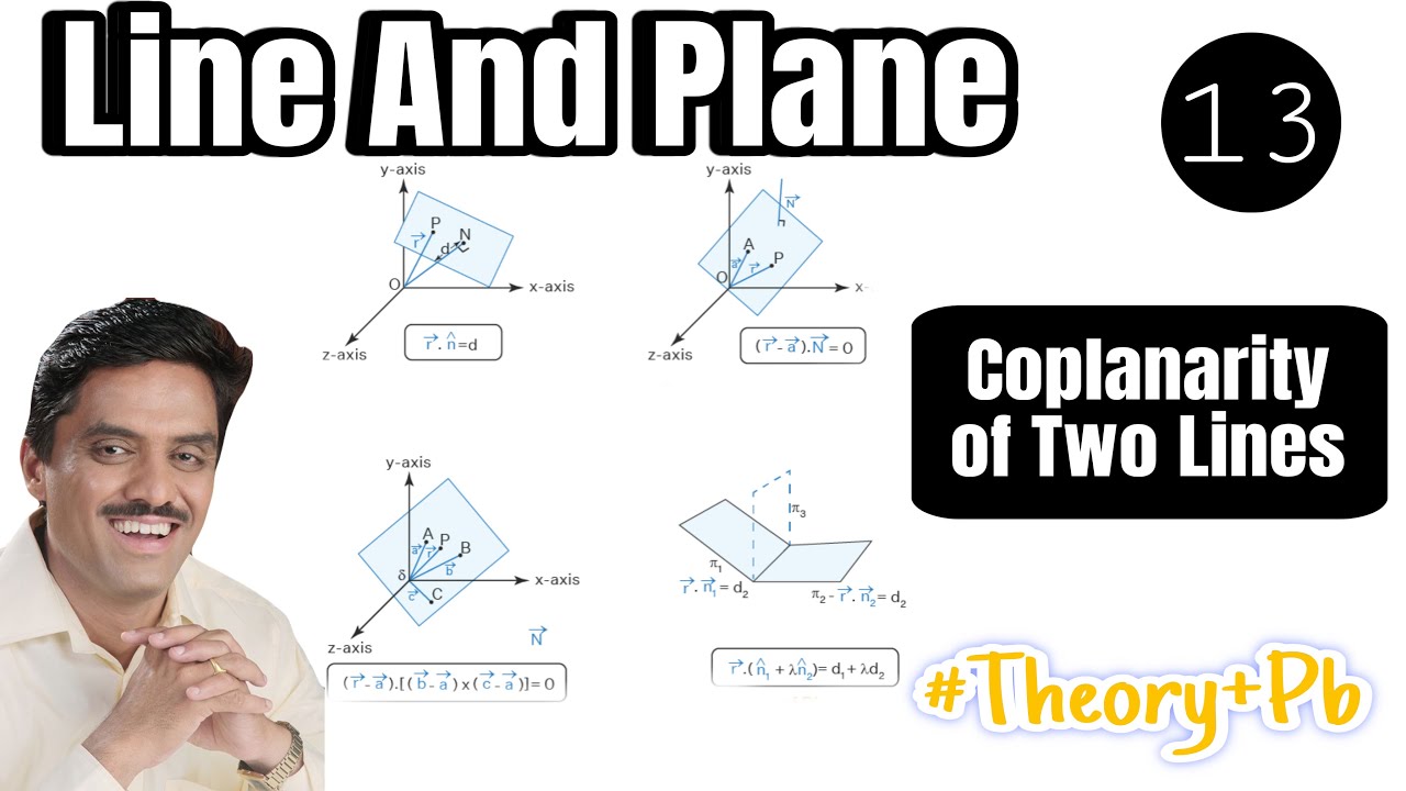 COPLANARITY OF TWO LINES┃ LINE AND PLANE ┃ 𝐏𝐀𝐑𝐓-13 ┃STATE BOARD/ MHT ...